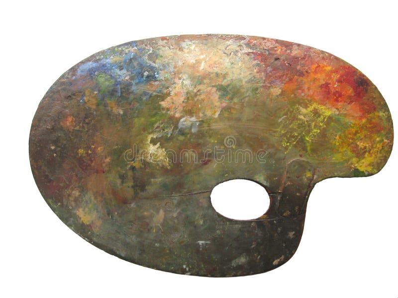 Palette palitra stock photo. Image of background, painter - 5121118