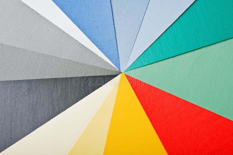 Palette Samples Laminated Cover Stock Photo - Image of paint, design ...