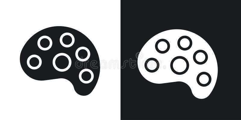 Palette vecor icon set stock vector. Illustration of isolated - 340661608