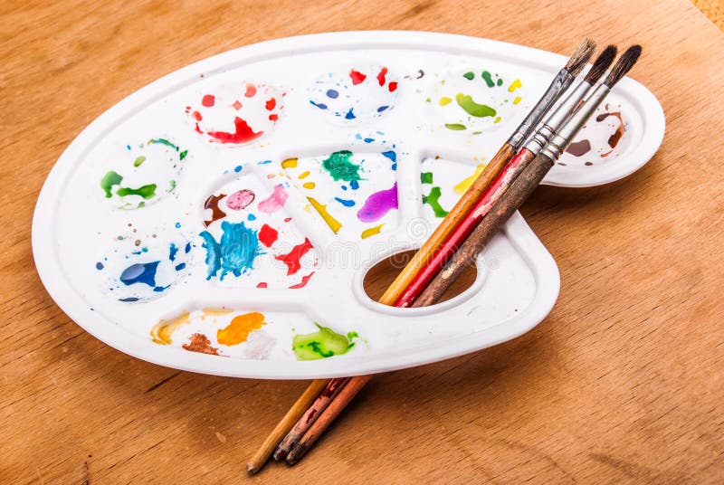 Palette stock image. Image of design, palette, paint - 56089431