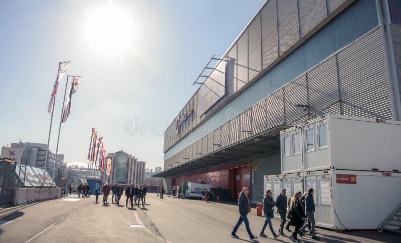 The Palexpo Exhibition Center in Geneva in 2019 Editorial Stock Image ...