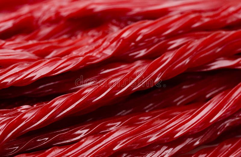 Caramelo Rojo Del Palillo De Regaliz Imagen de archivo - Imagen de ...