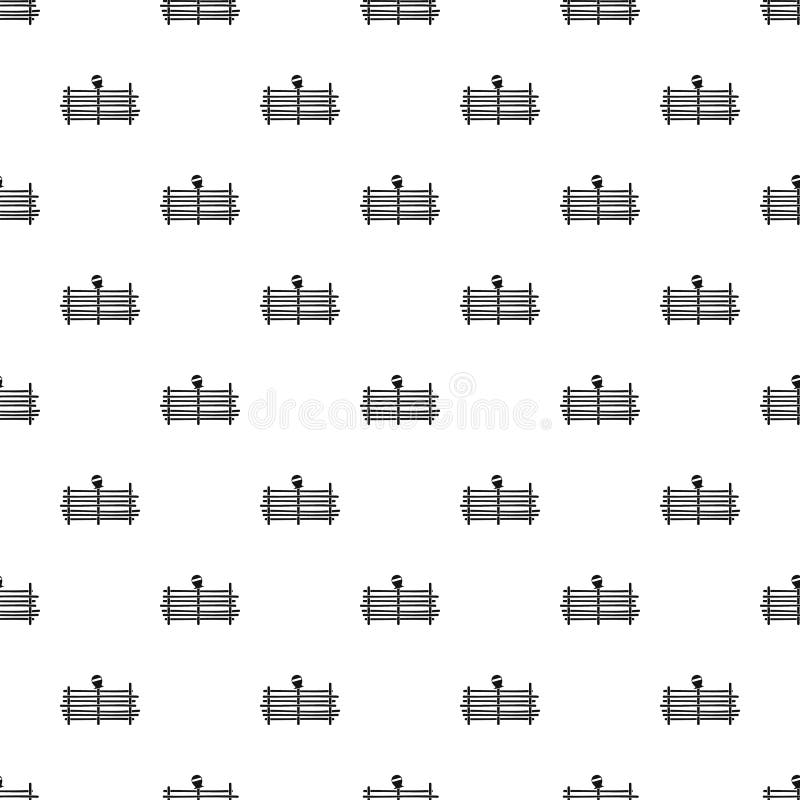 Palisade pattern vector stock vector. Illustration of seamless - 90948199