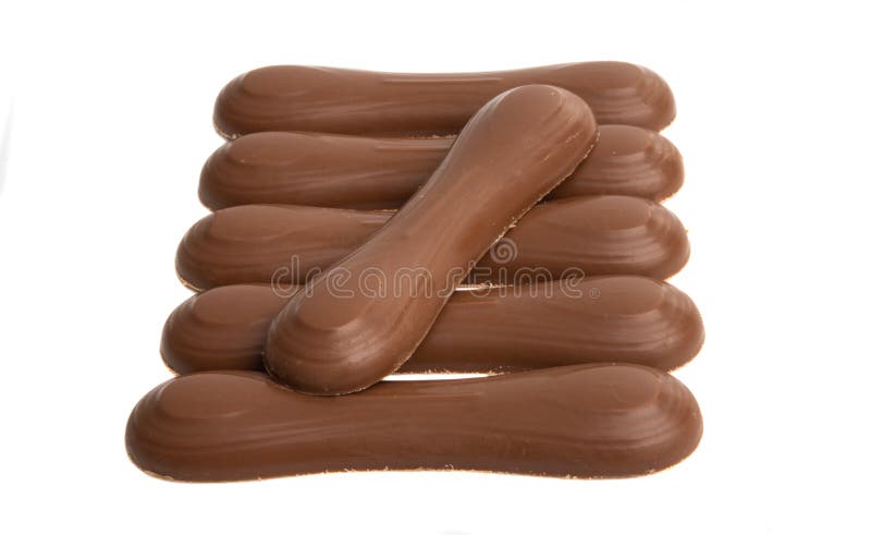 Palitos De Chocolate Aislados Foto de archivo - Imagen de dieta, barra ...