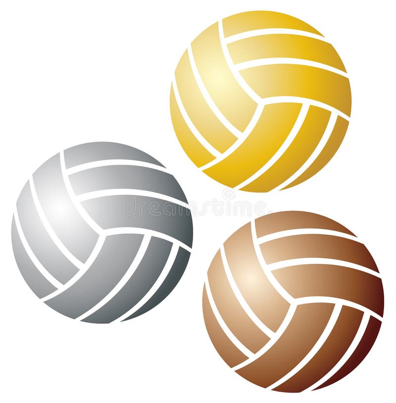 Palla di pallavolo illustrazione vettoriale. Illustrazione di ...