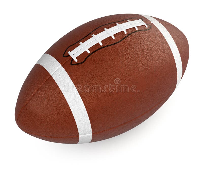 Pallone Da Calcio E Pallone Da Rugby Illustrazione di Stock ...