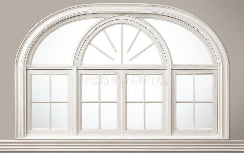 Palladian Windows on Generative Ai. Stock Illustration - Illustration ...