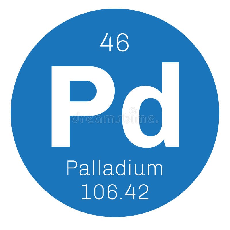 Palladium chemical element stock vector. Illustration of periods - 83098861 Palladium chemical element stock vector. Illustration of periods - 83098861