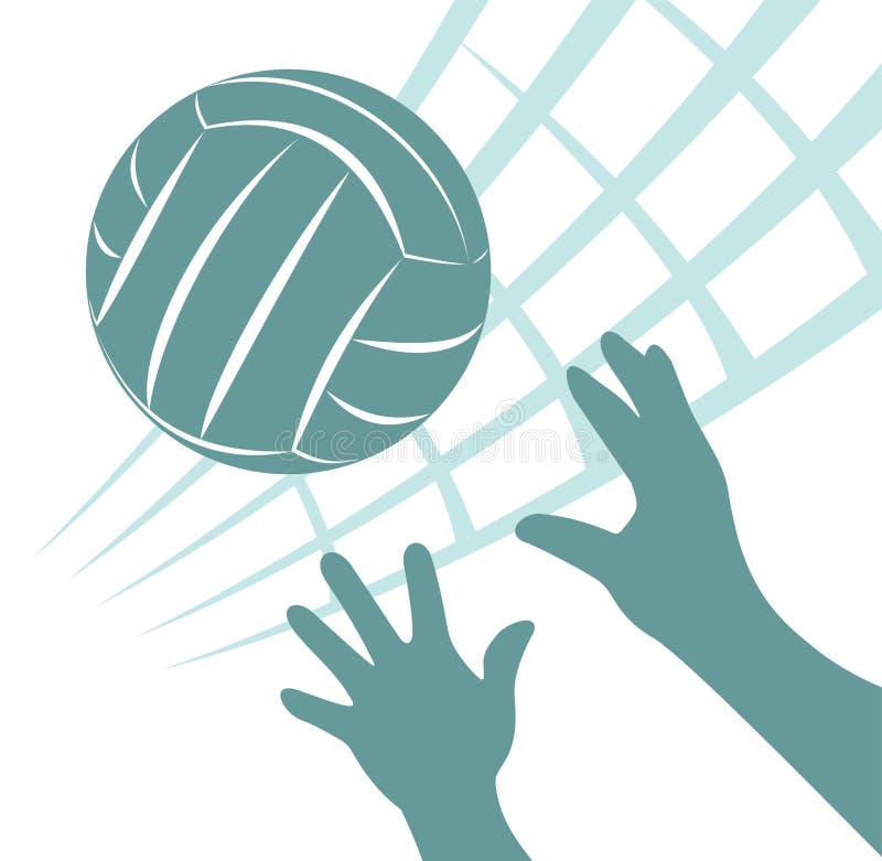 Pallavolo illustrazione vettoriale. Illustrazione di pallavolo - 31762222