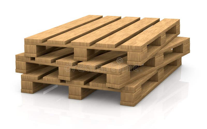 Pallet stock illustration. Illustration of shipping, object - 22438177
