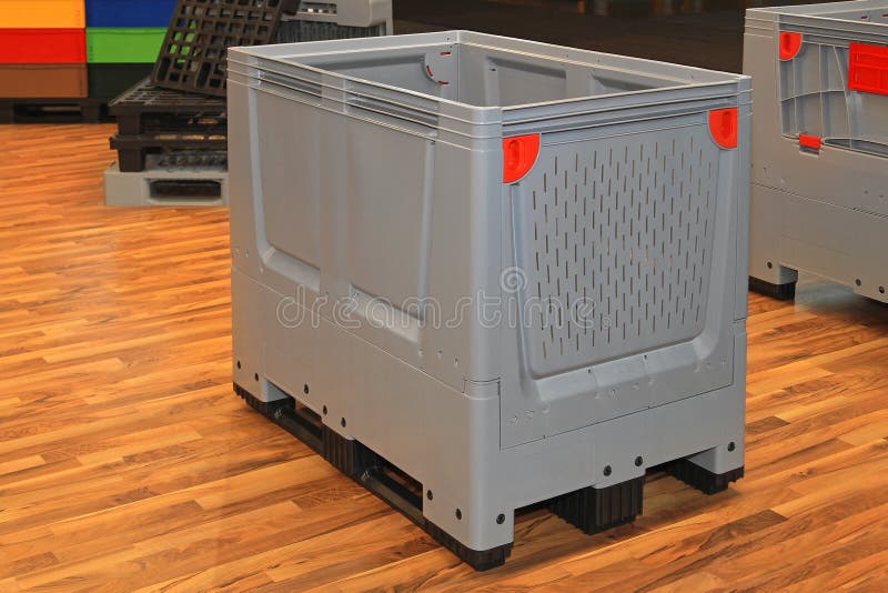 Pallet box stock photo. Image of logistic, pallet, crate - 34128876