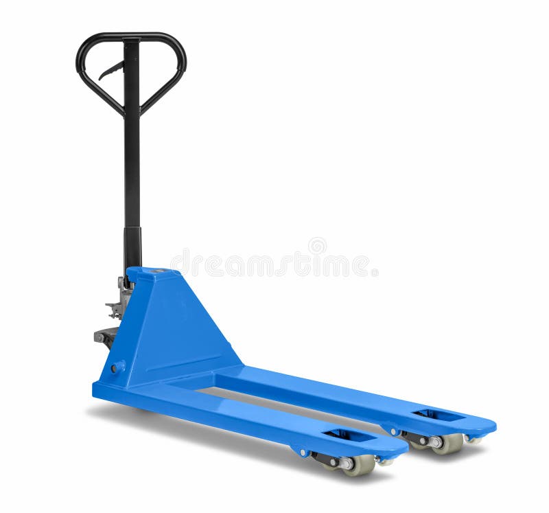 Pallet jack stock image. Image of hand, back, lifting - 275050237