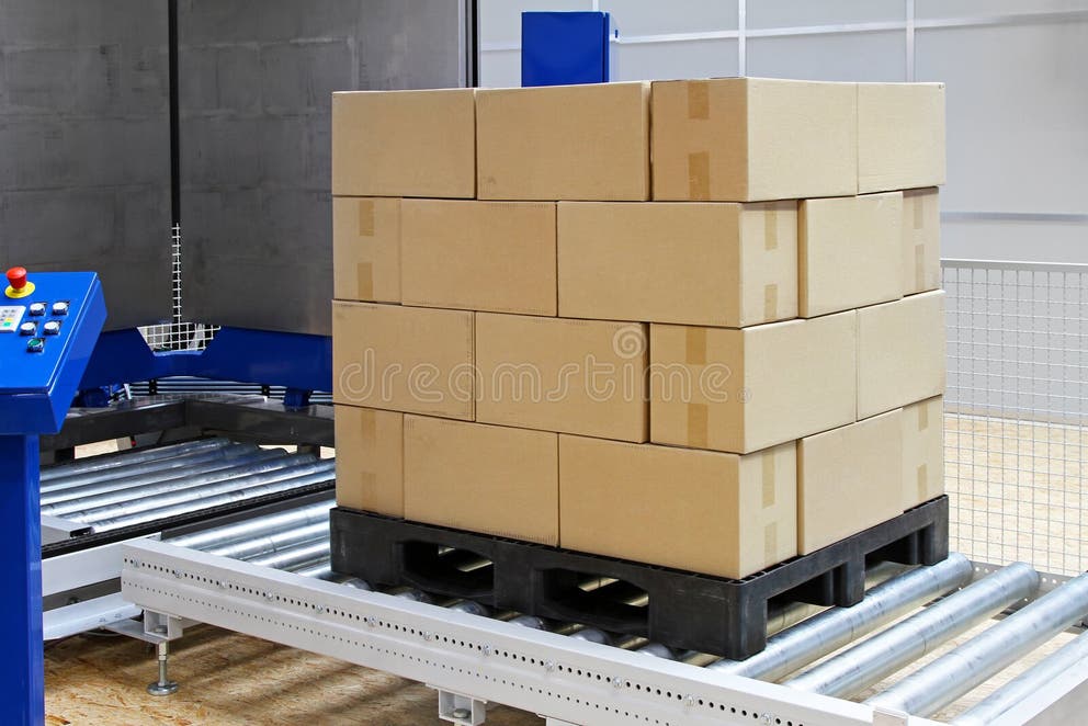 Pallet packer stock photo. Image of delivery, transport - 23633356