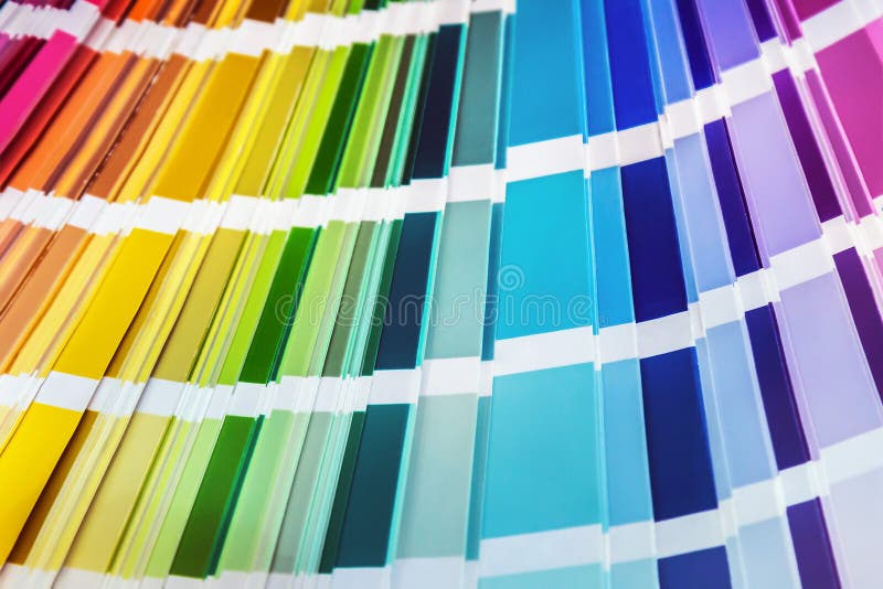 Pallet Patterns Of Colors And Shades Of Materials Stock Image - Image ...