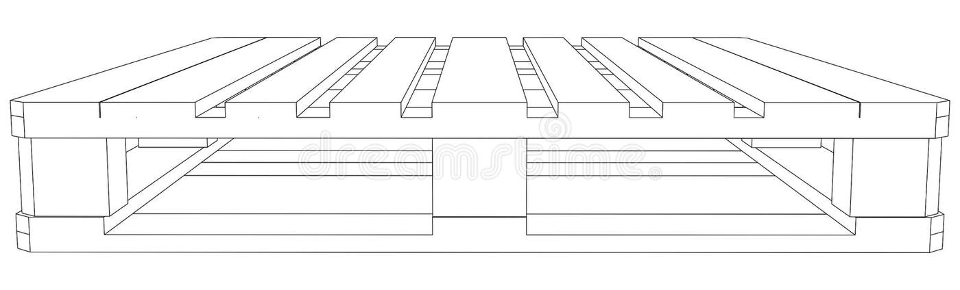 Shipping Pallet Sketch Stock Illustrations – 312 Shipping Pallet Sketch ...