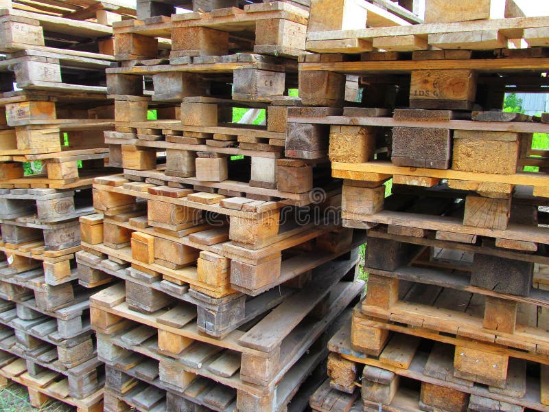 Pallet stock image. Image of horizontal, stacked, pallets - 56620669