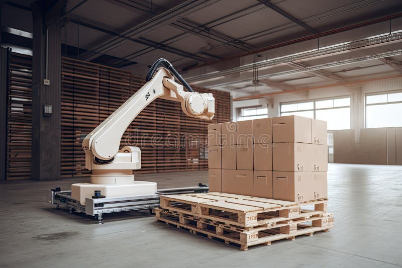 Palletizer Robot Stock Illustrations – 62 Palletizer Robot Stock ...