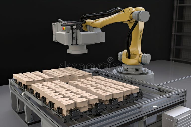 Palletizer Robot Stock Illustrations – 62 Palletizer Robot Stock ...