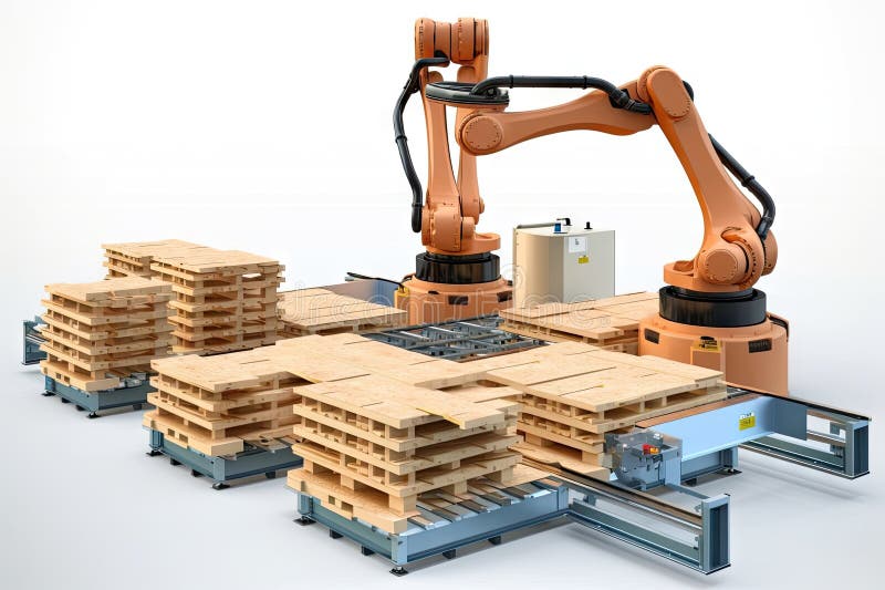Palletizer Robot with Multiple Grips and Grippers, Picking Up Different ... Palletizer Robot with Multiple Grips and Grippers, Picking Up Different ...