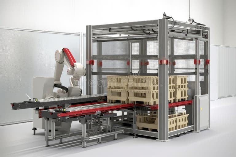 Palletizer Robot Stock Illustrations – 62 Palletizer Robot Stock ...