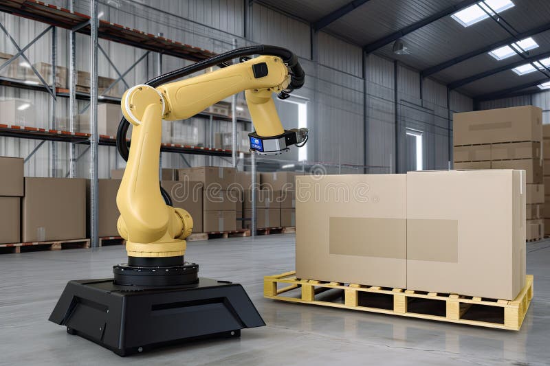 Palletizer Robot Stock Illustrations – 62 Palletizer Robot Stock ...