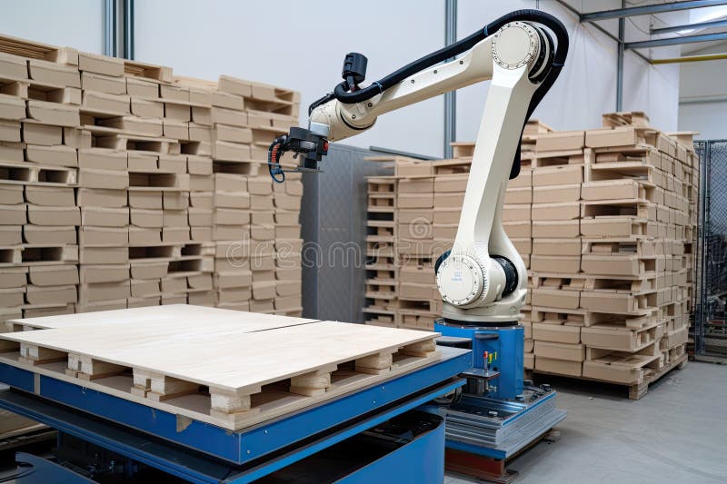 Palletizing Robot, Lifting and Placing Goods Onto Pallets with Speed ...