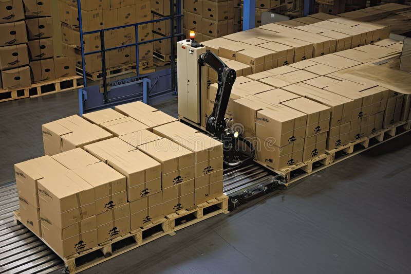 Palletizing Robot with Multiple Pallets and Boxes, Preparing for ...