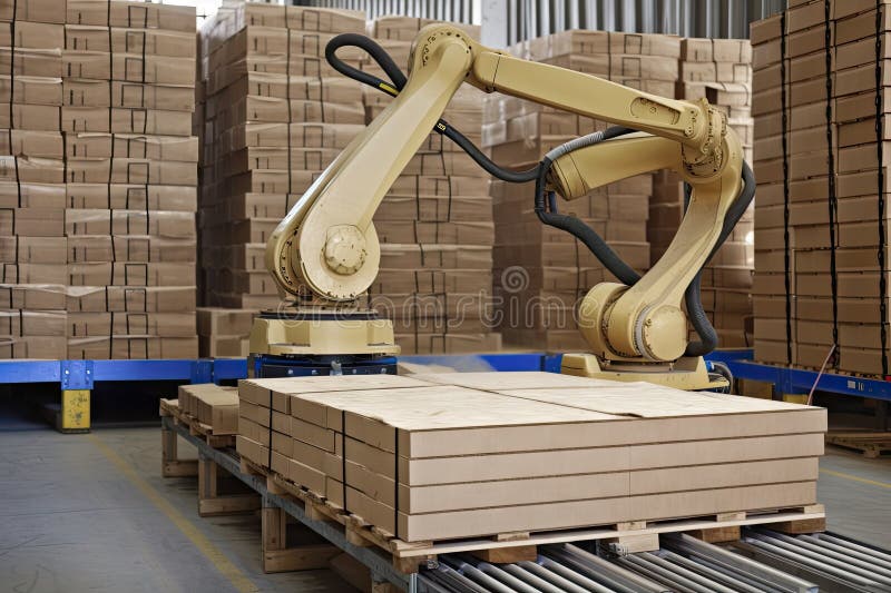 Palletizing Robot with Multiple Pallets and Boxes, Preparing for ...