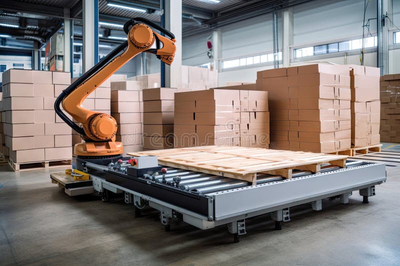 Palletizing Robot with Multiple Pallets and Boxes, Preparing for ...