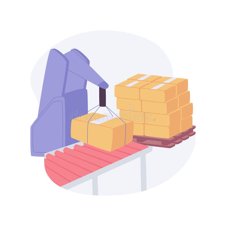 Palletizing Stock Illustrations – 398 Palletizing Stock Illustrations ...