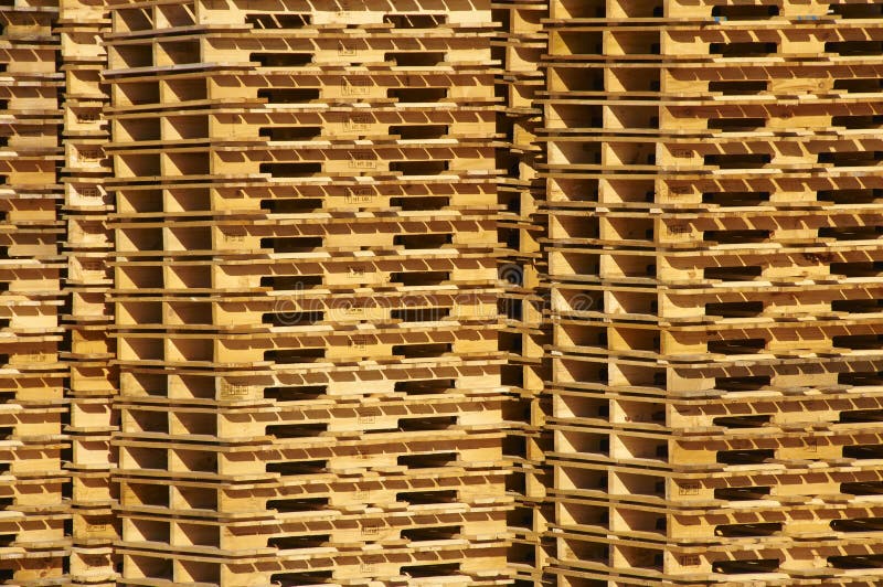 Structure of Wooden Pallets in Stock Stock Photo - Image of abstract ...
