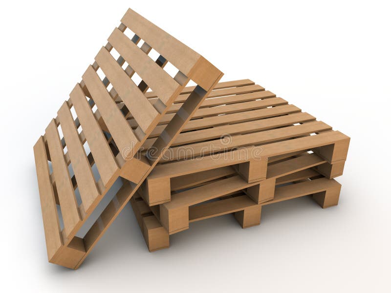 American Standard Pallet Views Stock Vector - Illustration of shape ...