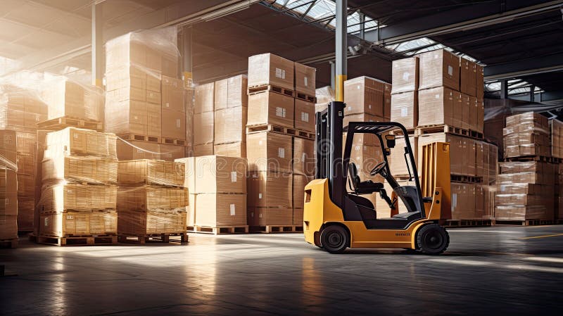 Pallets Warehouse Equipment Stock Illustration - Illustration of ...