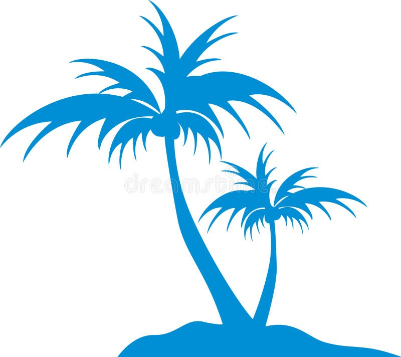 Palm tree stock vector. Illustration of ocean, tree, florida - 5923808