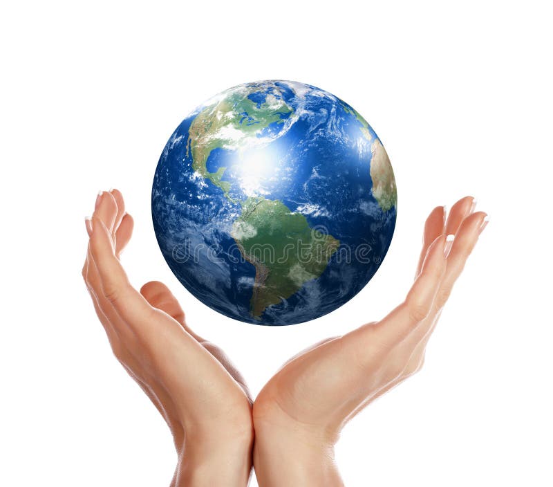 Palm And Earth Picture. Image: 14131206