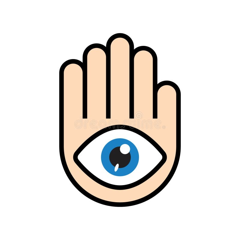 Palm Psychic Logo Stock Illustrations – 58 Palm Psychic Logo Stock ...