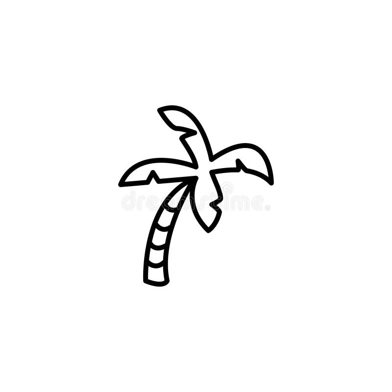 Palm Icon Vector Design Template Stock Vector - Illustration of coco ...