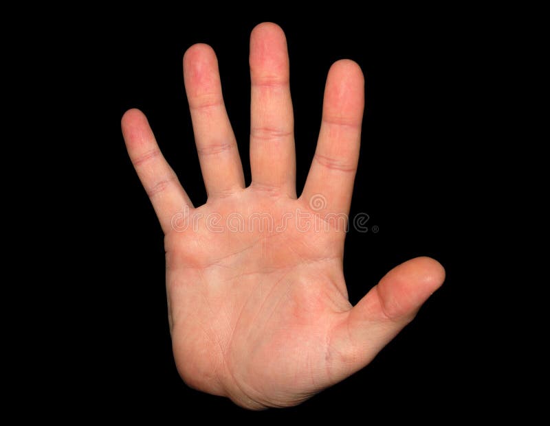 Hand with six fingers stock image. Image of space, fingers - 4091669