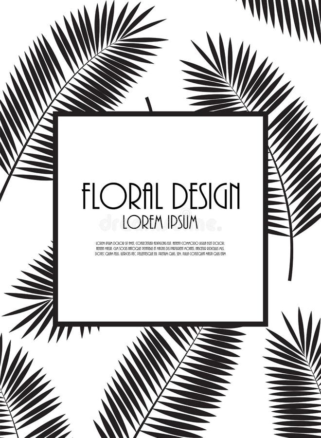 Tropical Palm Tree Sketch Illustration Stock Vector - Illustration of ...