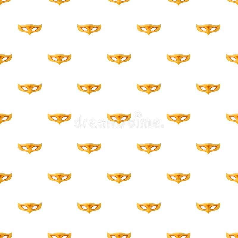 Palm Mask Pattern Seamless Vector Stock Vector - Illustration of flat ...