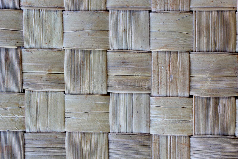 Palm Mat Texture and Pattern Close Stock Image - Image of straw, cream ...