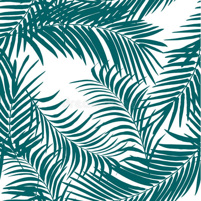Palm pattern stock vector. Illustration of summer, vector - 58881379