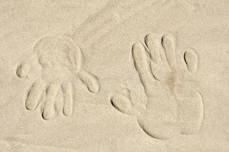 Palm Print or Handprint Isolated Stock Photo - Image of painting, paint ...