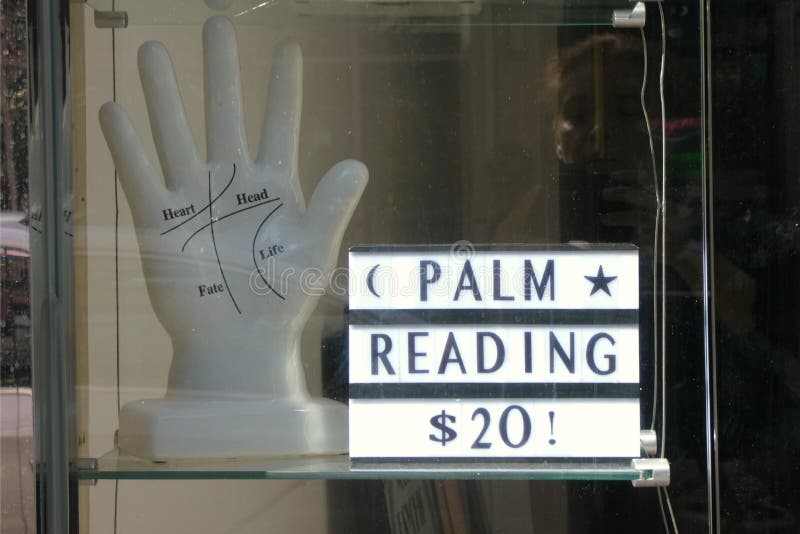 Palm Reading Sign