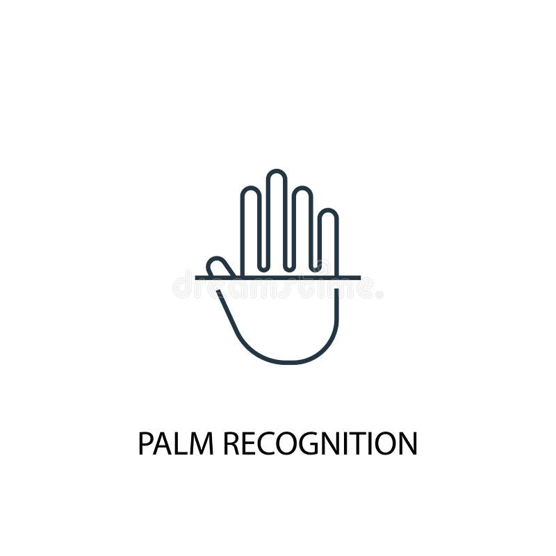 Palm Recognition Linear Icon. Identity Biometric Scanning. Verification ... Palm Recognition Linear Icon. Identity Biometric Scanning. Verification ...