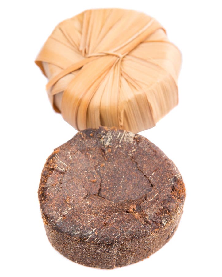 Palm Sap Sugar with Leave Wrapper XII Stock Image - Image of natural ...