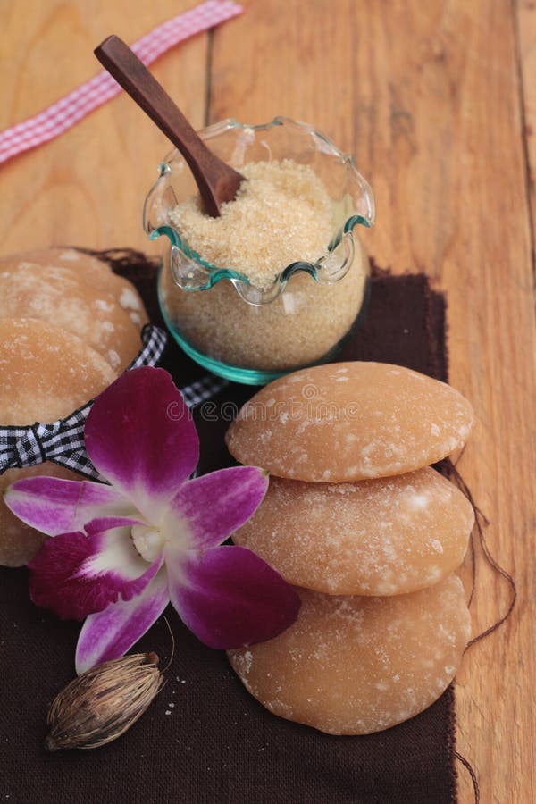 Palm Sugar Sweet of Traditional for Cooking. Stock Image - Image of ...