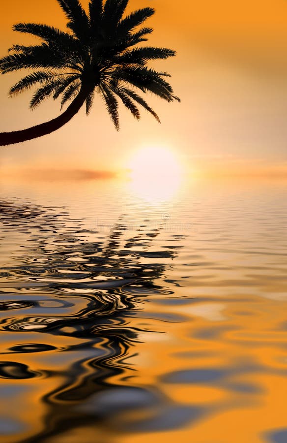 Sunset stock image. Image of background, island, indonesia - 1837589