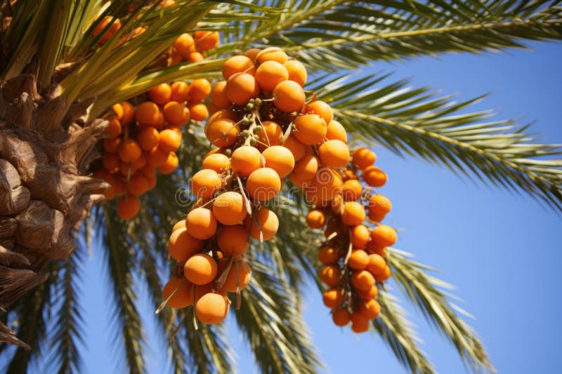 Orange dates stock image. Image of flora, dates, dactylifera - 16958549