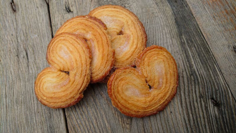 Palm Tree Cookies on a Table Stock Image - Image of cake, food: 199838223